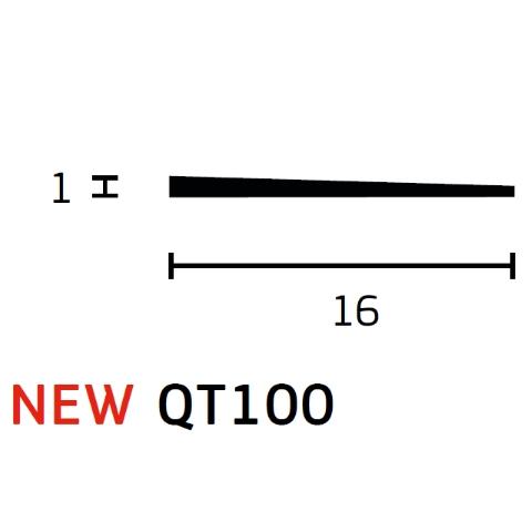 QT100 FLEXIBLE BEVEL STRIPS - Quantum Flooring Accessories